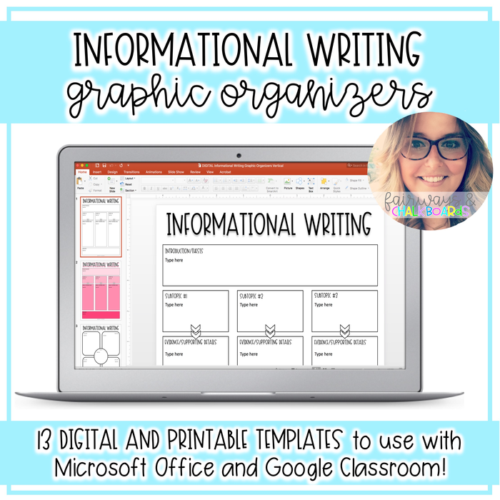 Digital Graphic Organizers: Informational Writing