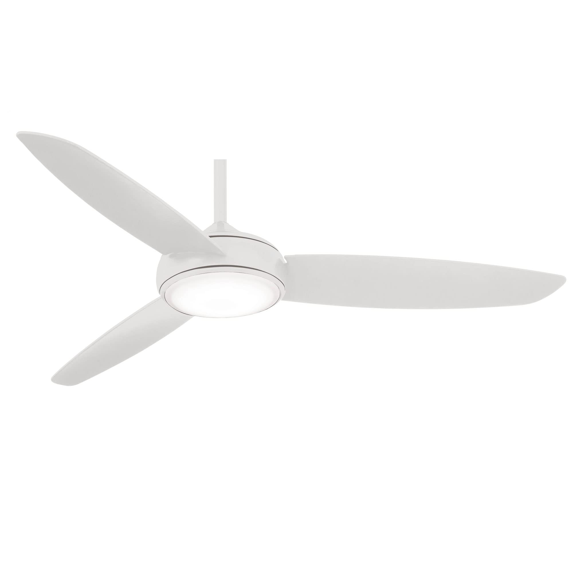 MINKA-AIRE F465L-WH Concept IV 54" Ceiling Fan with LED Lights, White