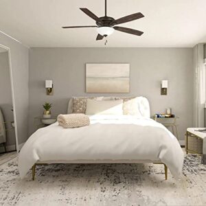 MINKA-AIRE F552L-ORB Watt 60 Inch LED Energy Star Rated Ceiling Fan with DC Motor and 4 Speed Pull Chain in Oil Rubbed Bronze Finish