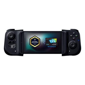 razer kishi mobile game controller/gamepad for android usb-c: xbox game pass ultimate, xcloud, stadia, geforce now, luna - passthrough charging - low latency phone controller grip - samsung, pixel