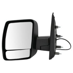 trq mirror power black textured driver side left for nissan nv 1500 2500 3500