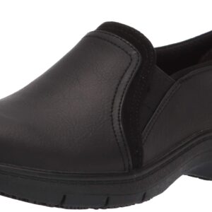 Dr. Scholl's Shoes Women's Just Start Slip-Resistant Slip On, Black, 8 Wide