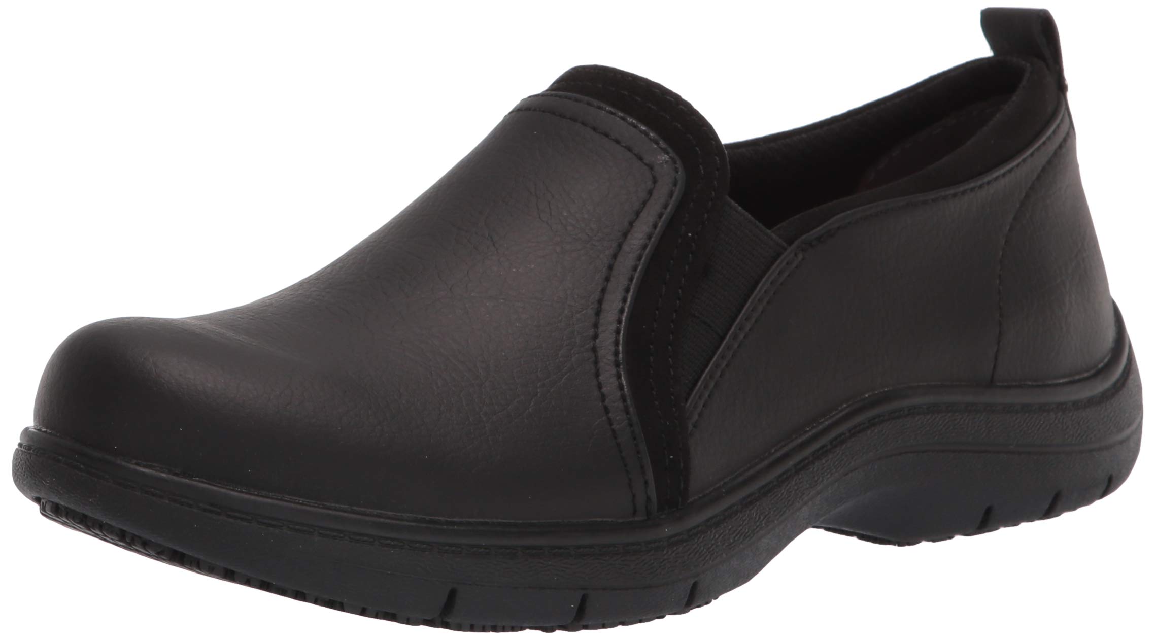 Dr. Scholl's Shoes Women's Just Start Slip-Resistant Slip On, Black, 8 Wide