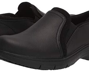 Dr. Scholl's Shoes Women's Just Start Slip-Resistant Slip On, Black, 8 Wide