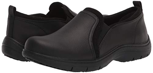 Dr. Scholl's Shoes Women's Just Start Slip-Resistant Slip On, Black, 8 Wide