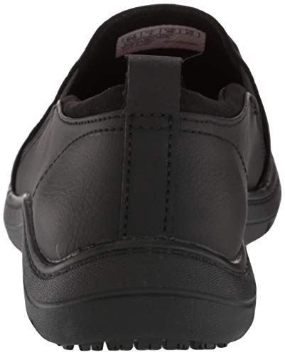 Dr. Scholl's Shoes Women's Just Start Slip-Resistant Slip On, Black, 8 Wide