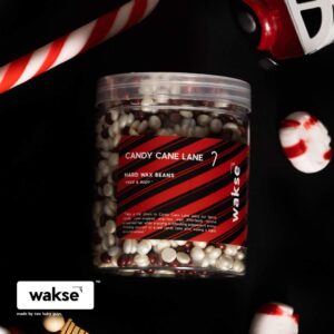 wakse Mini Candy Cane Lane Hard Wax Beans (4.8 oz)