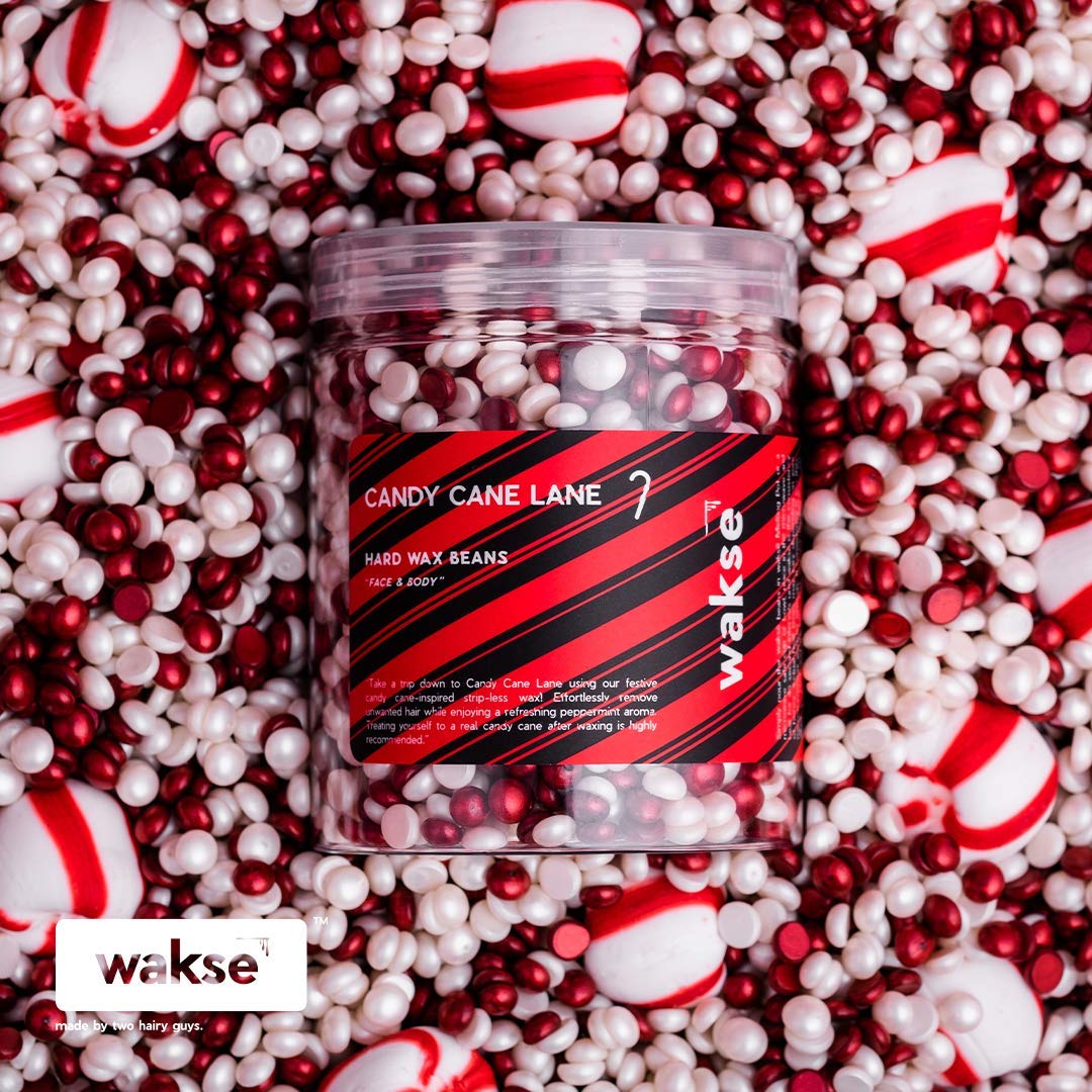 wakse Mini Candy Cane Lane Hard Wax Beans (4.8 oz)