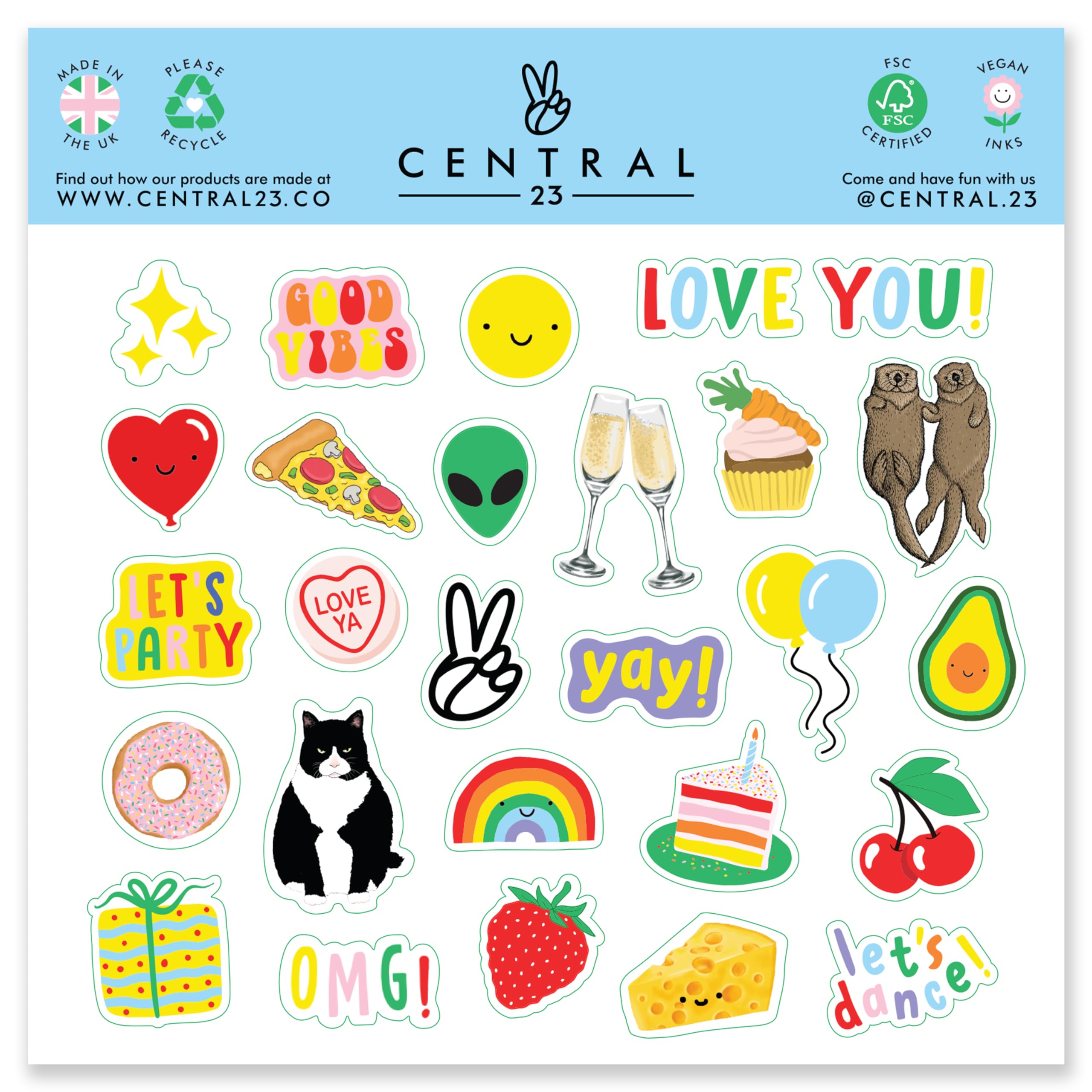 CENTRAL 23 - Funny Birthday Card - “F**king Fossil” - Nice & Naughty - For Him & Her Men Women Best Friend Brother Sister Mom Dad 21st 30th 40th Jokes Banter Witty - Comes With Fun Stickers