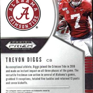 2020 Panini Prizm (NFL) Draft Picks #163 Trevon Diggs Alabama Crimson Tide (NFL) Draft Picks RC Rookie Officially Licenced NCAA Collegiate and NFLPA Football Panini Panini Football Trading Card (Scan streaks are NOT on the Card Itself)