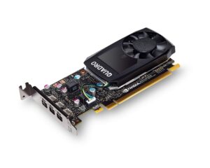 nvidia quadro p400 - graphics card - quadro p400 - 2 gb gddr5 - pcie 3.0 x16 low profile - 3 x mini displayport