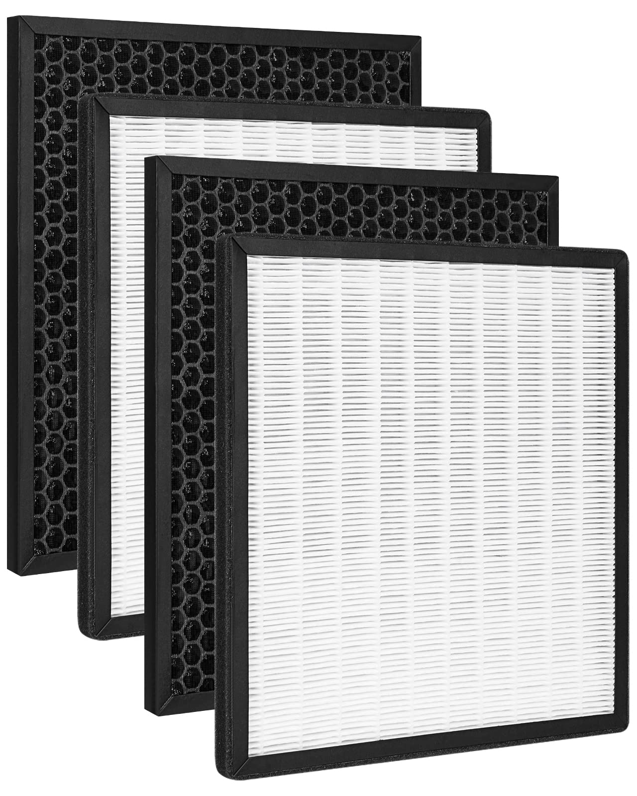 Future Way 2 Set HSP001 Filter Replacement Compatible with HSP001 Smart True HEPA Air Purifier, H13 True HEPA and Activated Carbon Filter