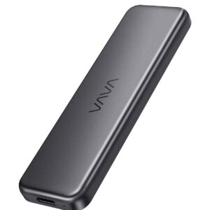 VAVA Portable External SSD Pro, 512GB Hard Drive with 540MB/S Data Transfer, NAND Flash, USB 3.1 Gen 2 Interface, ATA Lock, Mini USB C Solid State Drive