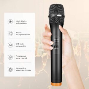 音王 inandon-KV-V5 Plus Karaoke Player, with Wireless Mic, 21.5 inch Touch Screen 8TB HDD, Home Entertainment Online Movie Intelligent Song-selection Free Cloud Download, KV-V5 Pro KTV Machine