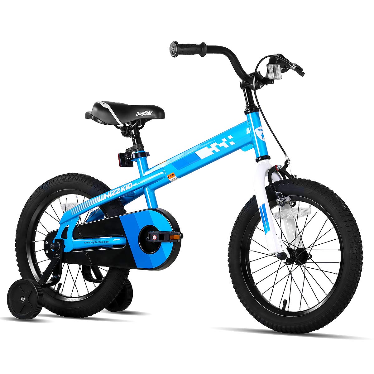 JOYSTAR Boys Bike 18 Inch Kids Bike with Training Wheels for Ages 6 7 8 9 Years Old Boys and Girls, Children Bicycle with Handbrake for Early Rider, Blue