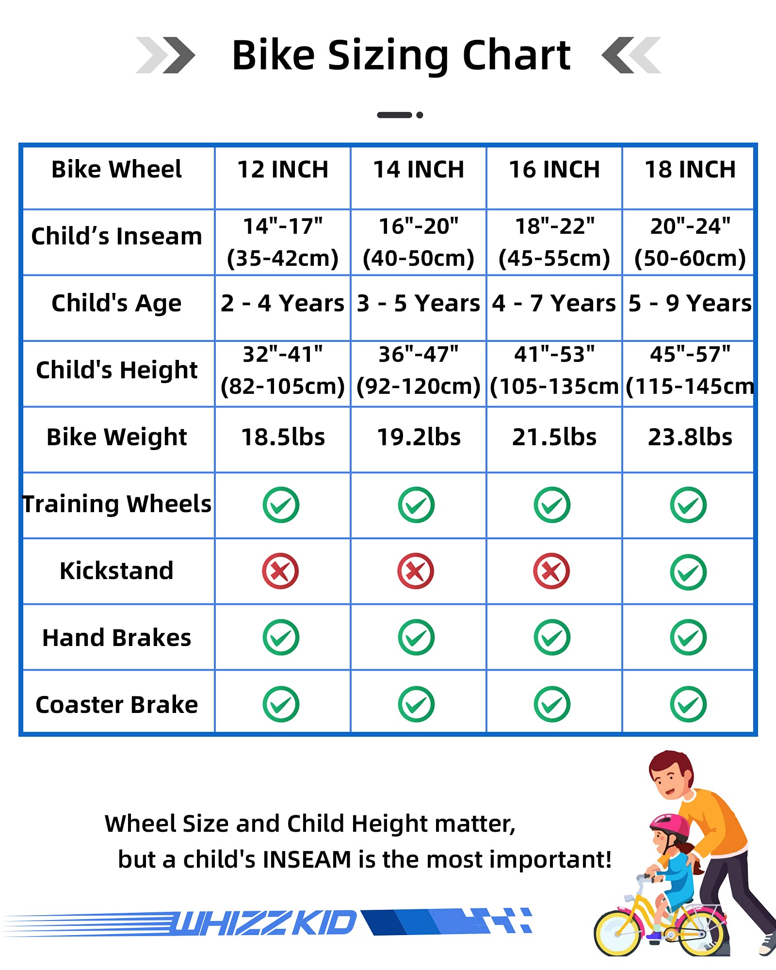 JOYSTAR Boys Bike 18 Inch Kids Bike with Training Wheels for Ages 6 7 8 9 Years Old Boys and Girls, Children Bicycle with Handbrake for Early Rider, Blue