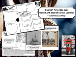 spanish american war: a document based socratic seminar ~student activity~ (distance learning)