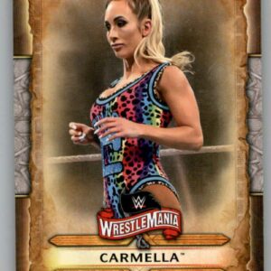 2020 Topps WWE Road to WrestleMania Roster #WM-17 Carmella Wrestling Trading Card