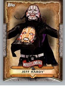 2020 topps wwe road to wrestlemania roster #wm-27 jeff hardy wrestling trading card