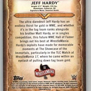 2020 Topps WWE Road to WrestleMania Roster #WM-27 Jeff Hardy Wrestling Trading Card