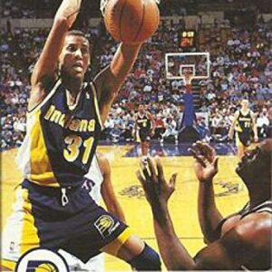 1993-94 NBA Hoops Series 1#87 Reggie Miller Indiana Pacers Official NBA Properties Basketball Trading Card