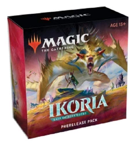 MTG Magic The Gathering Ikoria Booster Prerelease Pack Set Kit - Box of 6 Packs + More