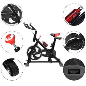 Hstore Bike Ultra-Quiet Exercise Bike, Indoor Fitness Bicycle Health Exercise Bike Home Bicycle Fitness Equipment