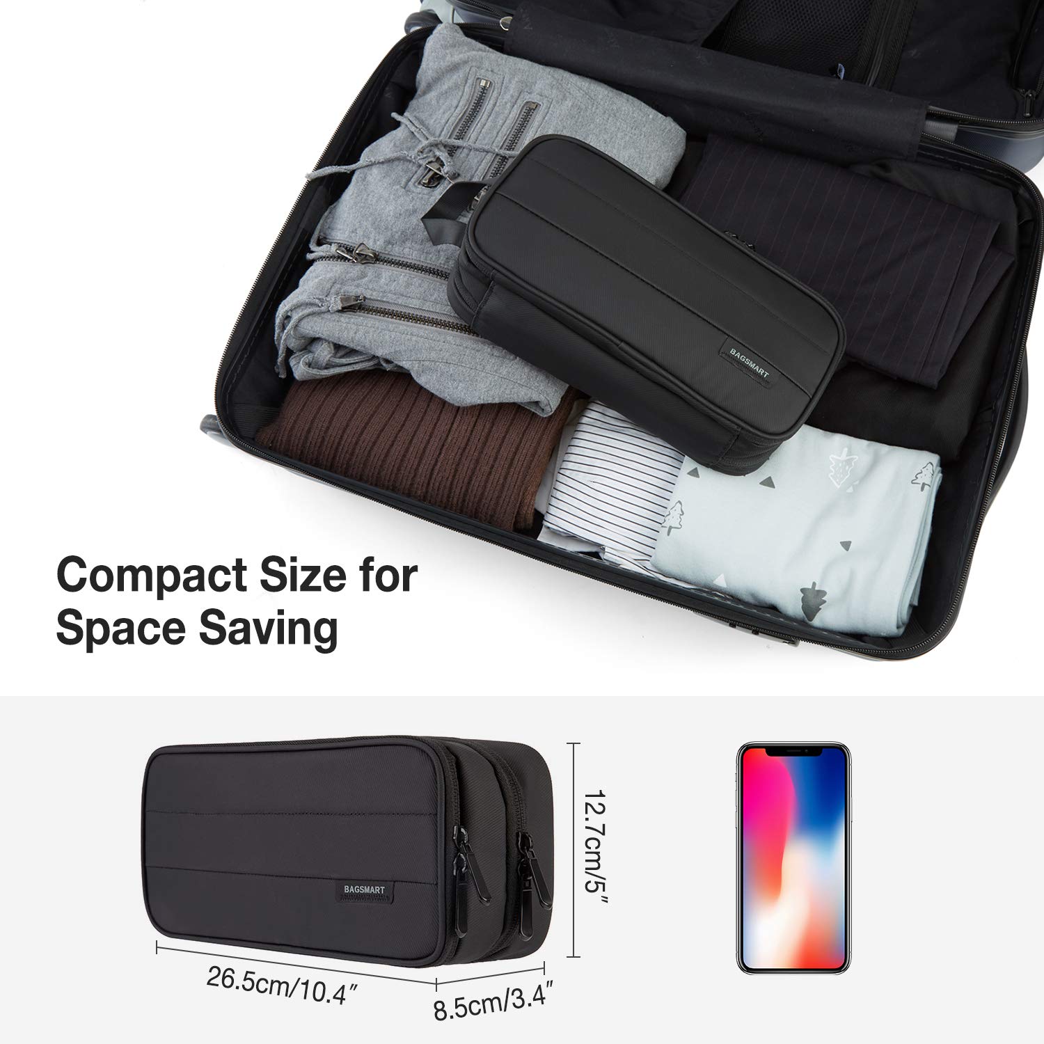 BAGSMART Electronic Organizer,Travel Cable Organizer