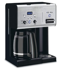 cuisinart chw-12p1 12-cup programmable coffeemaker with hot water system, black