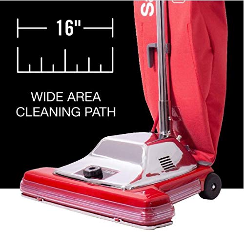 Sanitaire - SC899H SC899 Tradition QuietClean Upright Vacuum Red, 10.5" x 16.5" x 20.5"