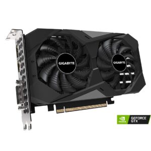 Gigabyte GeForce GTX 1650 D6 WINDFORCE OC 4G Graphics Card, 2X WINDFORCE Fans, 4GB 128-Bit GDDR6, GV-N1656WF2OC-4GD Video Card