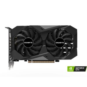 Gigabyte GeForce GTX 1650 D6 WINDFORCE OC 4G Graphics Card, 2X WINDFORCE Fans, 4GB 128-Bit GDDR6, GV-N1656WF2OC-4GD Video Card