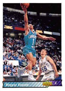 1992-93 upper deck basketball #222 muggsy bogues charlotte hornets