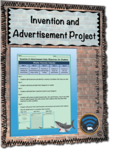 shark tank inspired invention and advertisement creation challenge project