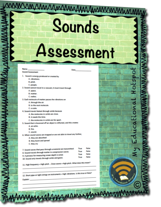 Sounds Assessment