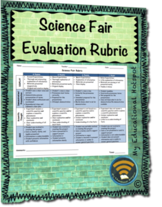 science fair evaluation rubric