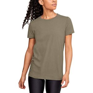 under armour tac cotton t-shirt, federal tan/federal tan, large