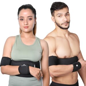 wonder care left right shoulder immobilizer arm sling elastic brace for clavicle collar bone dislocation subluxation shoulder stabilizer compression brace after rotator cuff surgery