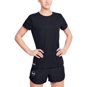 under armour tac cotton t-shirt, black/black, x-small