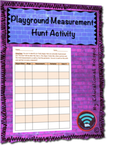 playground measurement hunt activity