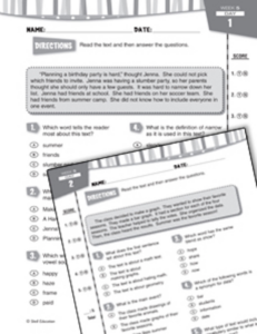 daily reading practice for third grade: week 5