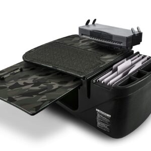 AutoExec AUE10760 GripMaster Car Desk Realtree Edge Camouflage with Built-in 200 Watt Power Inverter and Printer Stand