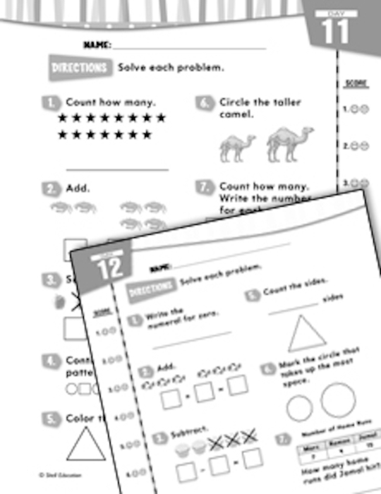 180 Days of Math for First Grade: Week 3