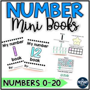 number mini books