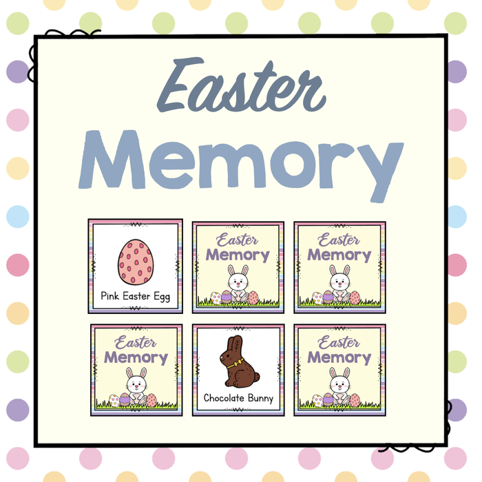 Easter Memory Game for Kids