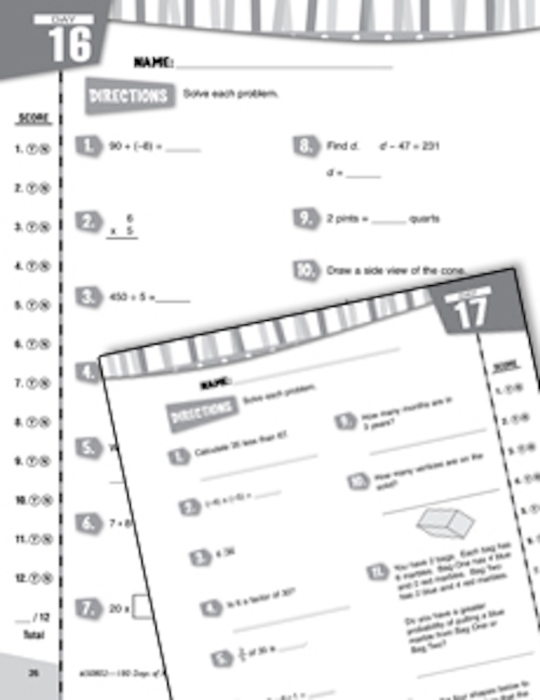 180 Days of Math for Sixth Grade: Week 4