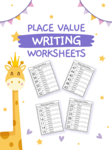 place value writing worksheets