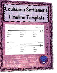 louisiana settlement timeline template