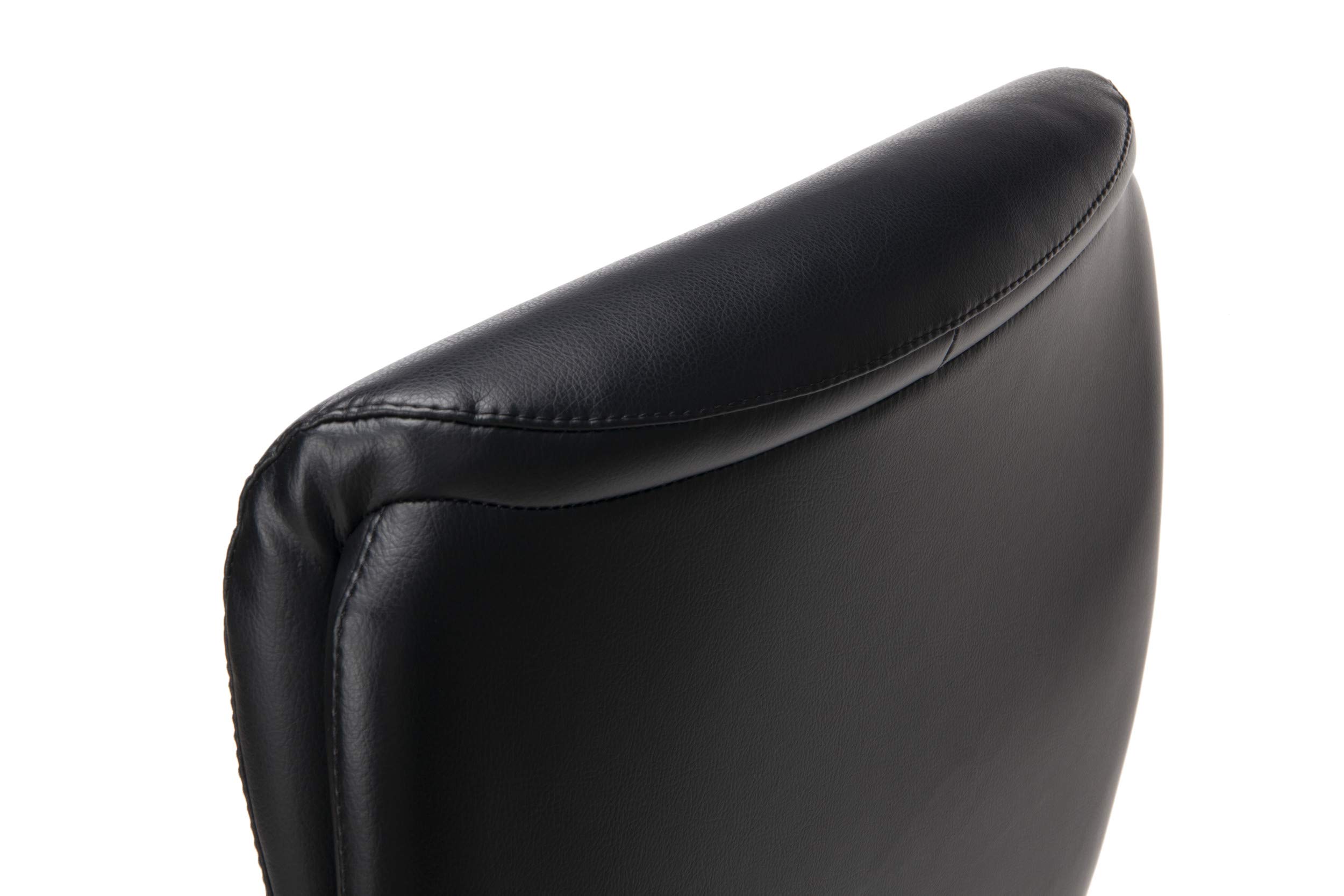 HON Basyx Bolster Commercial-Grade Executive Chair, Office, Black Bonded Leather