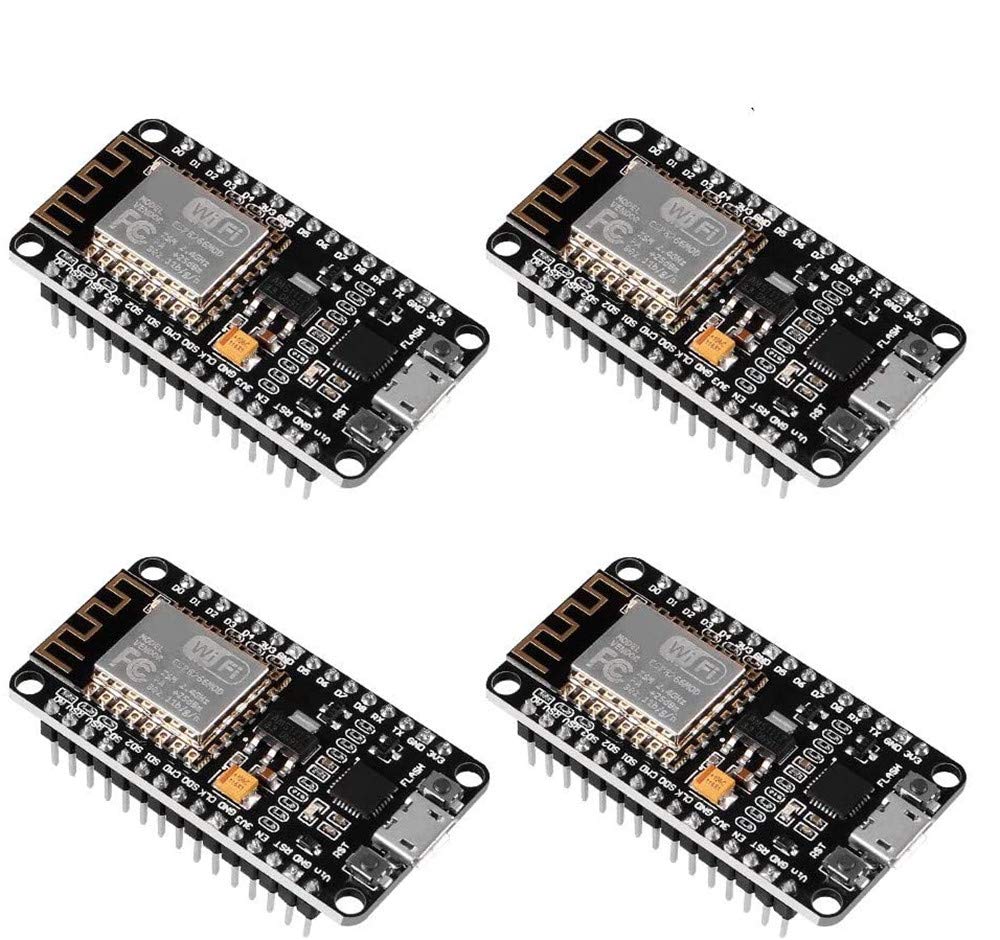 ACEIRMC 4pcs ESP8266 NodeMCU LUA CP2102 ESP-12E Internet WiFi Development Board Open Source Serial Wireless Module Internet for Arduino IDE Micropython